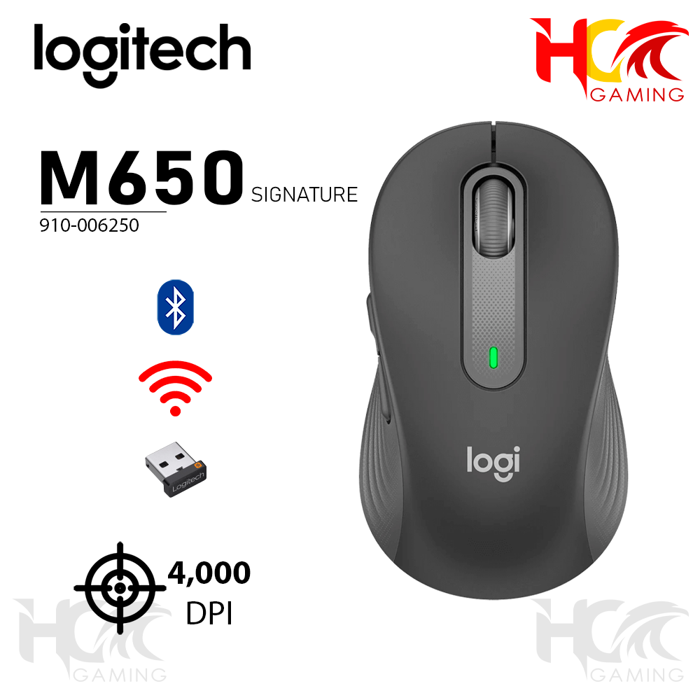 MOUSE LOGITECH SIGNATURE M650 (910-006250) OPTICO/SILENT WIRELESS ...