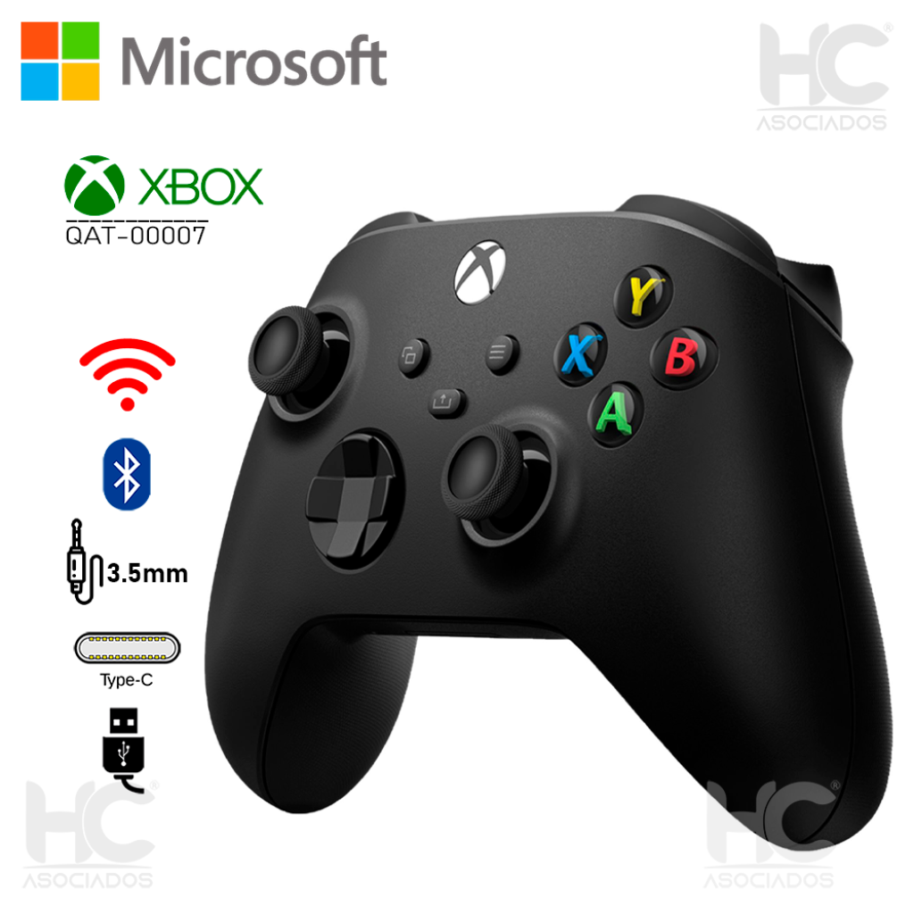 MANDO GAMEPAD INALAMBRICO XBOX MICROSOFT (QAT-00007) GAMING / BLUETOOTH ...
