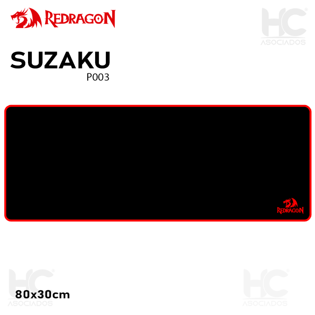 PAD MOUSE REDRAGON SUZAKU (P003) GAMING / TALLA XL / NEGRO - Periféricos para Gamers, Accesorios ...